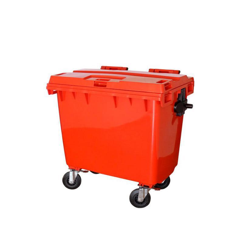 Container 600 litros com Rodas e Tampa - Rod Klaf